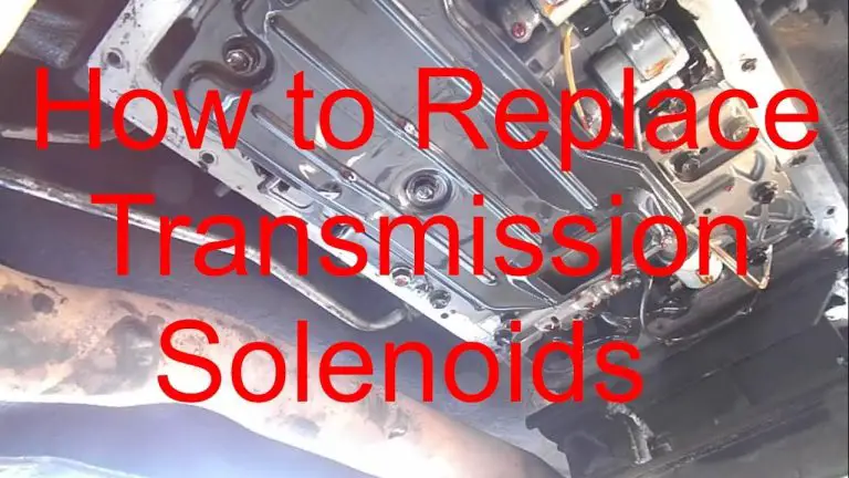 Transmission Solenoid Shift Solenoid Location - Car Transmission Guide